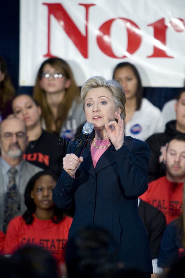 Hillary Clinton - MLKDAY Rally Editorial Photography - Image of luther ...