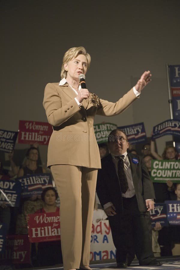 Hillary Clinton editorial image. Image of island, park - 55421160