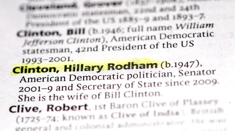 Hillary clinton stock photo. Image of hillary, rodham - 294750522
