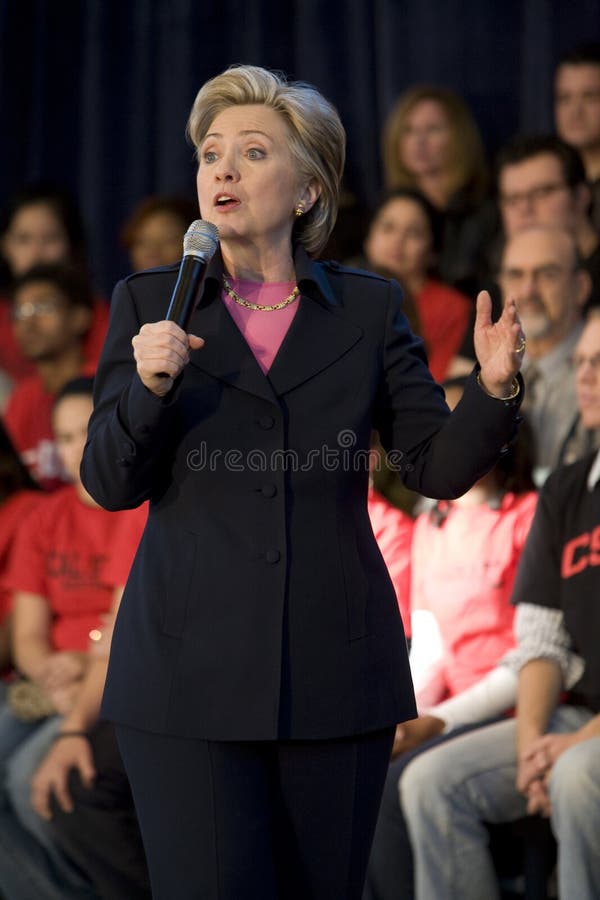 Hillary Clinton Rally 7 editorial photo. Image of congress - 4226736