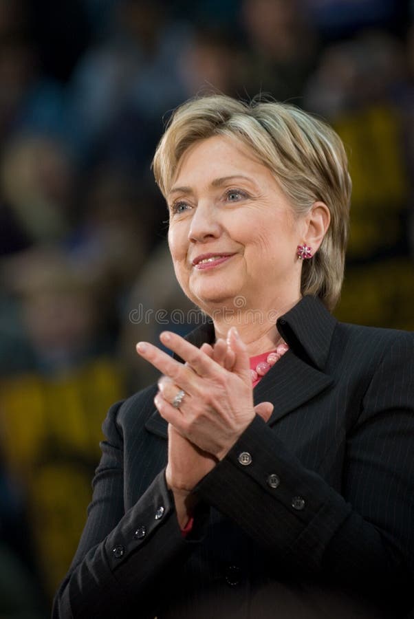 Hillary Clinton - Vertical Pointing Editorial Stock Photo - Image of ...