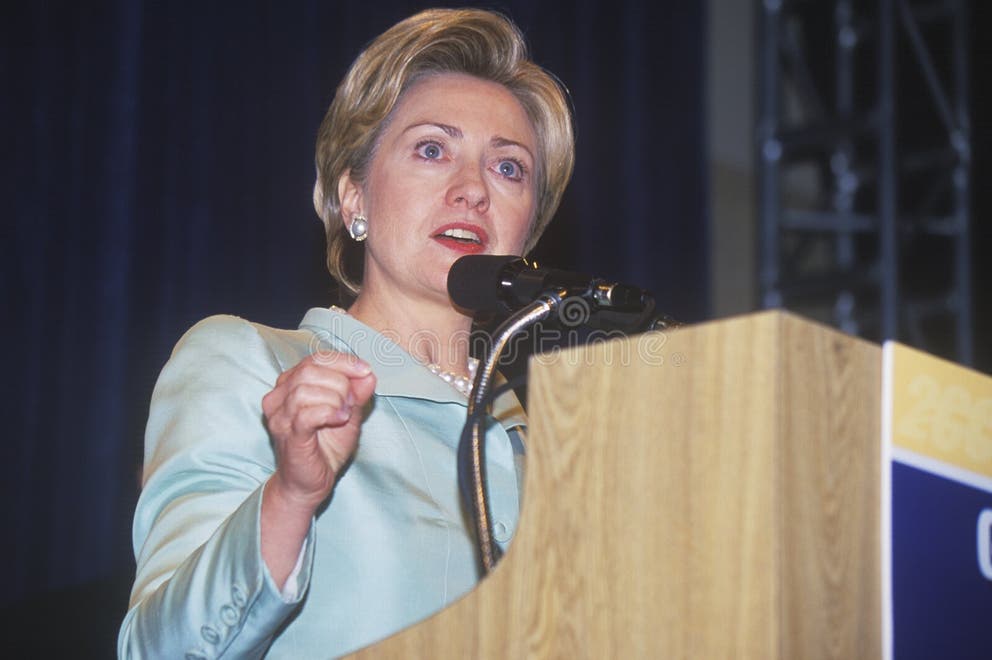 Hillary Rodham Clinton editorial stock image. Image of angeles - 26277909