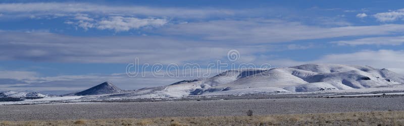 Hills on the Fort Hall Reservation Stock Photo - Image of hills, winter ...