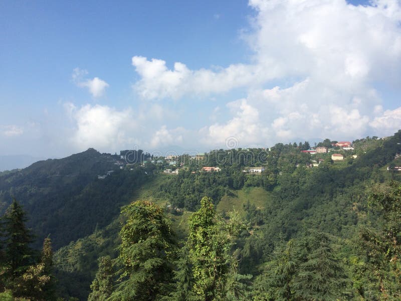 Hills View stock image. Image of clouds, green, scenic - 60177349
