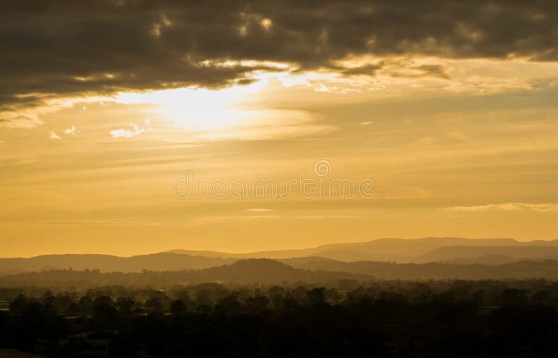 Hillscape stock photo. Image of scape, hills, trees, wales - 96215110