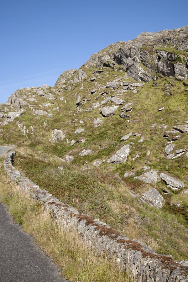 Hillside in Beara Peninsula; Cork Stock Image - Image of summer, nature ...