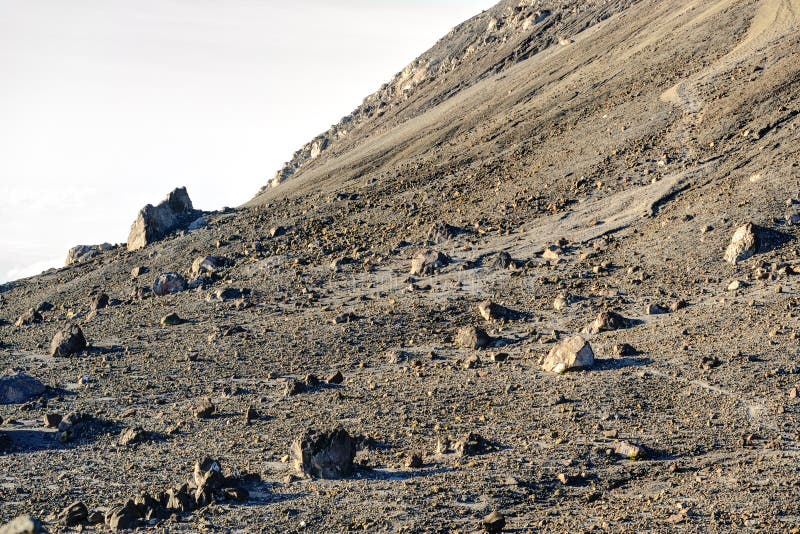 Mt merapi sunrise view stock photo. Image of landscape - 255464682