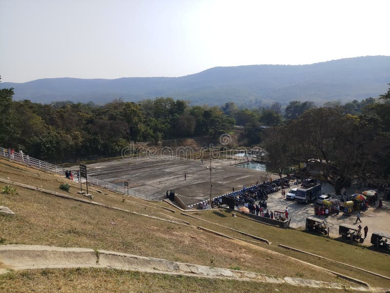 Hillside View Looking Beautiful in India Stock Image - Image of road ...