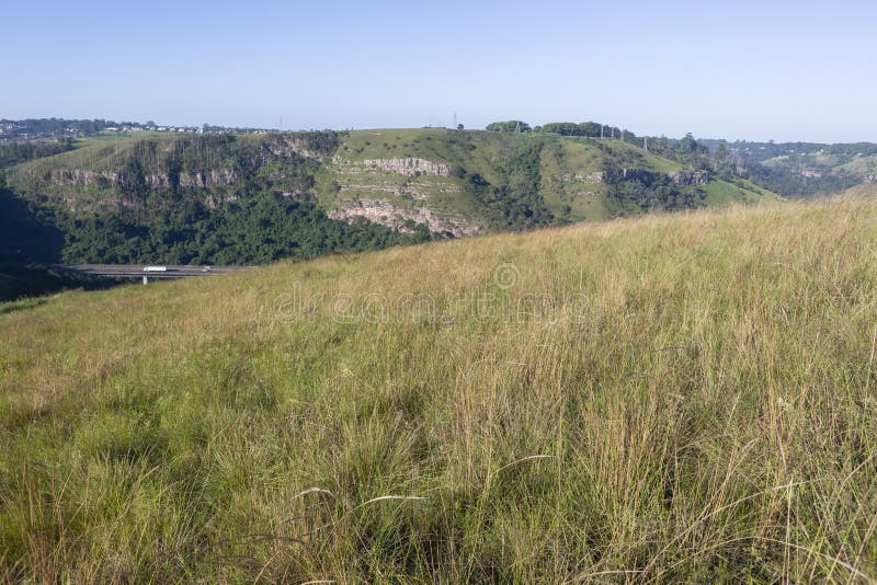Hilltop Valley Highway stock photo. Image of hiking, fields - 64821568
