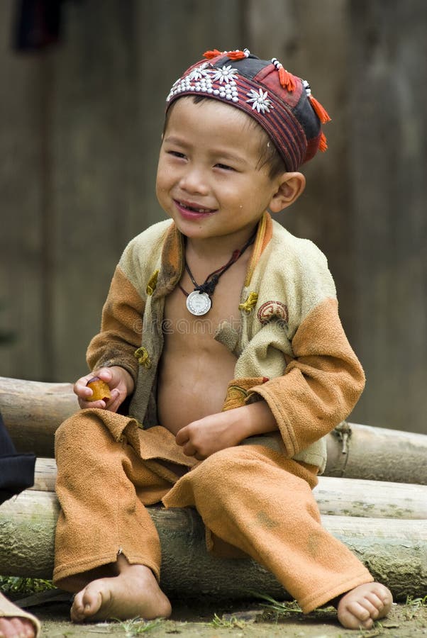 Hilltribe smile editorial stock image. Image of rural - 20343589