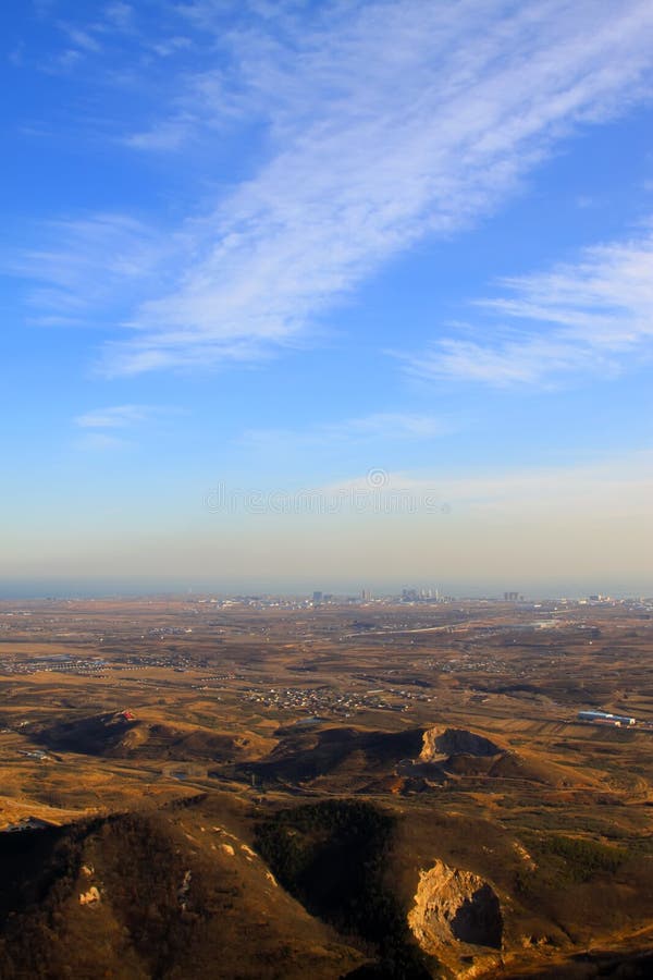 Hilly Areas of Natural Landscape Stock Photo - Image of china, hillside ...
