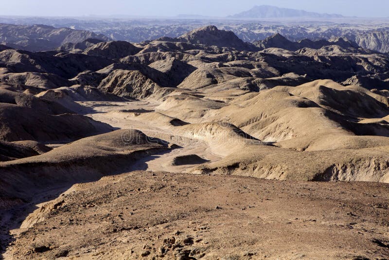 Hilly Desert in Central Namibia Stock Photo - Image of view, summer ...