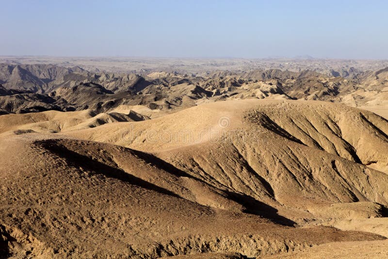 Hilly Desert in Central Namibia Stock Photo - Image of land, central ...