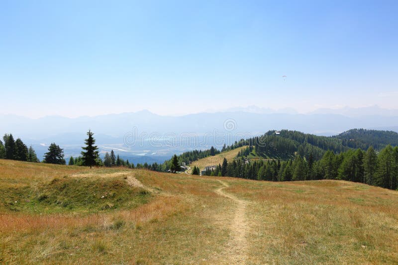 Hilly Landscape Path stock image. Image of hiking, excursion - 88996501
