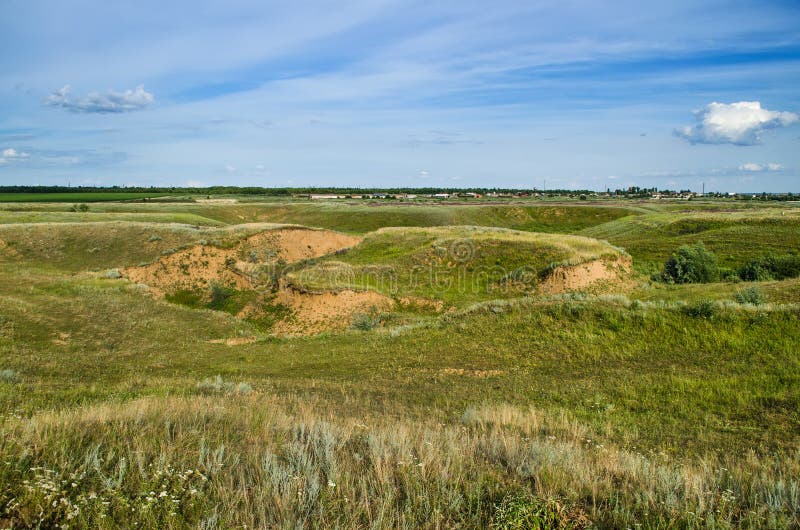 Russian steppe stock image. Image of plains, conservation - 107864459
