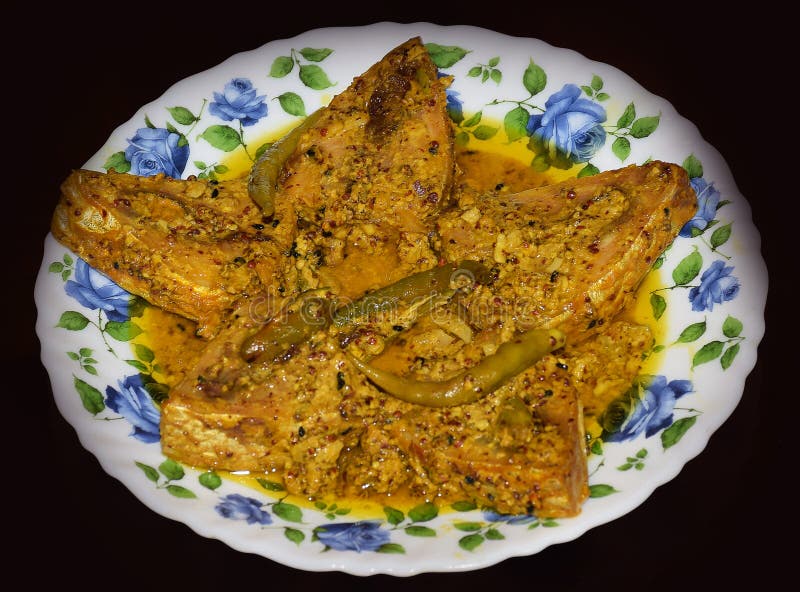 Hilsa in Mustard Sauce stock photo. Image of cooked - 191864922
