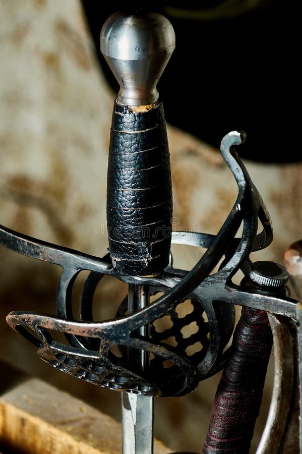 Hilt of a Historical Rapier Stock Photo - Image of fortress, ancient ...