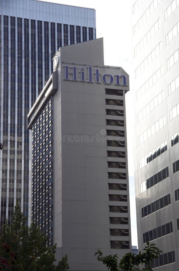 Hilton Seattle hotel editorial image. Image of travel - 34289125