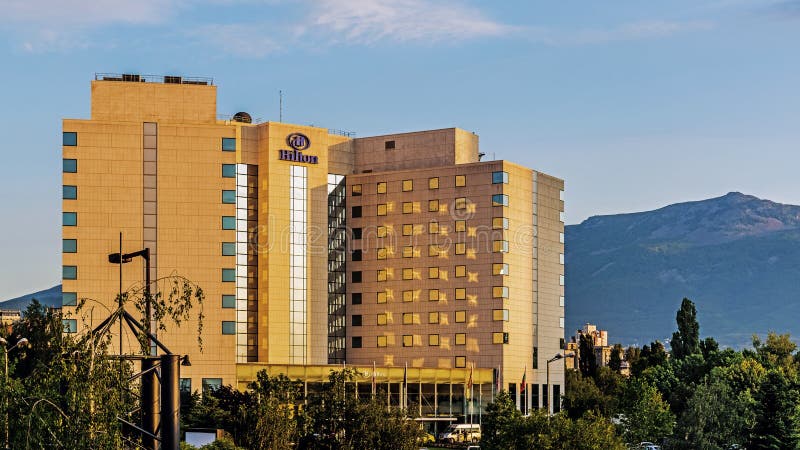 Hilton Sofia editorial stock image. Image of bulgaria - 104187134