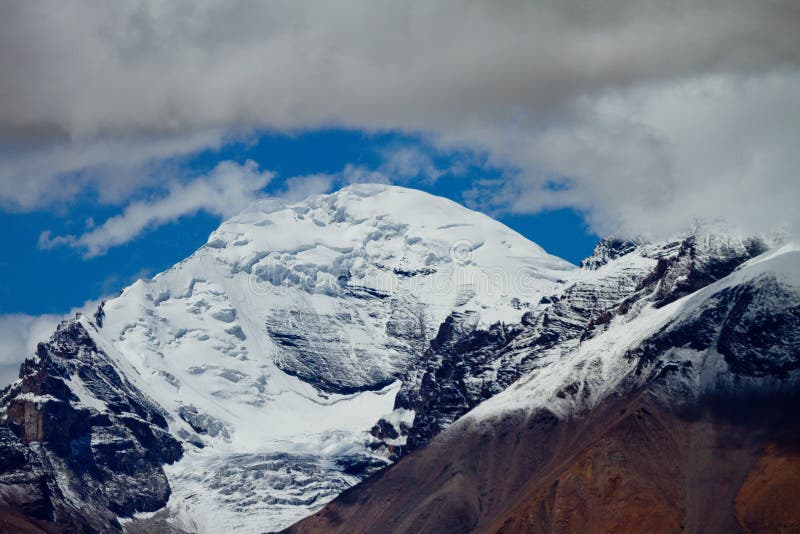 Himalaya Range stock image. Image of valley, trek, altitude - 28701009