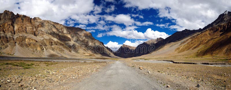 Himalayan highway panorama stock photo. Image of panorama - 26575774
