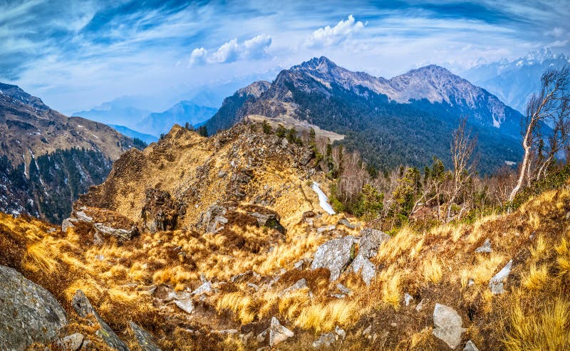 Himalayan landscape stock photo. Image of hill, garhwal - 42279836
