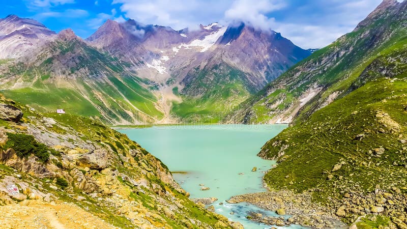 Scenic Himalayan mountains stock image. Image of mountains - 123124923