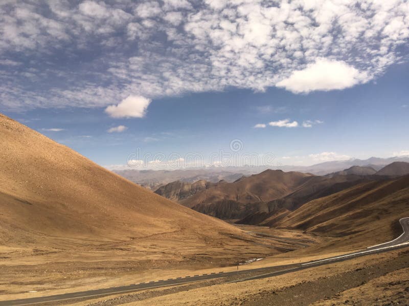 Himalayan Mountains in Spring in Tibet, China. Stock Image - Image of ...