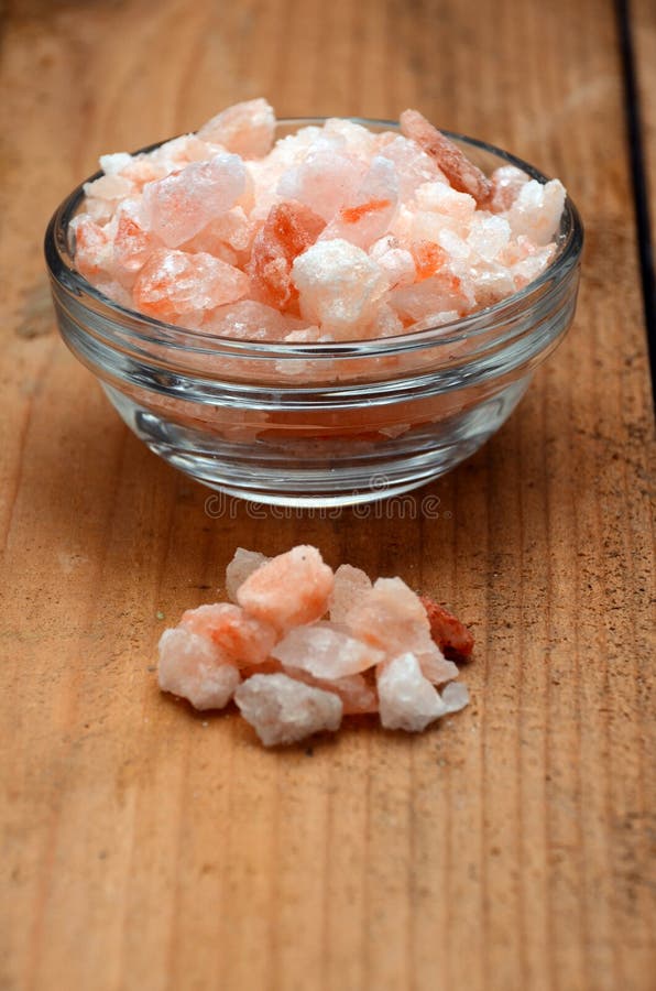 Himalayan Pink Crystal Salt Stock Photo - Image of shot, ingredient ...