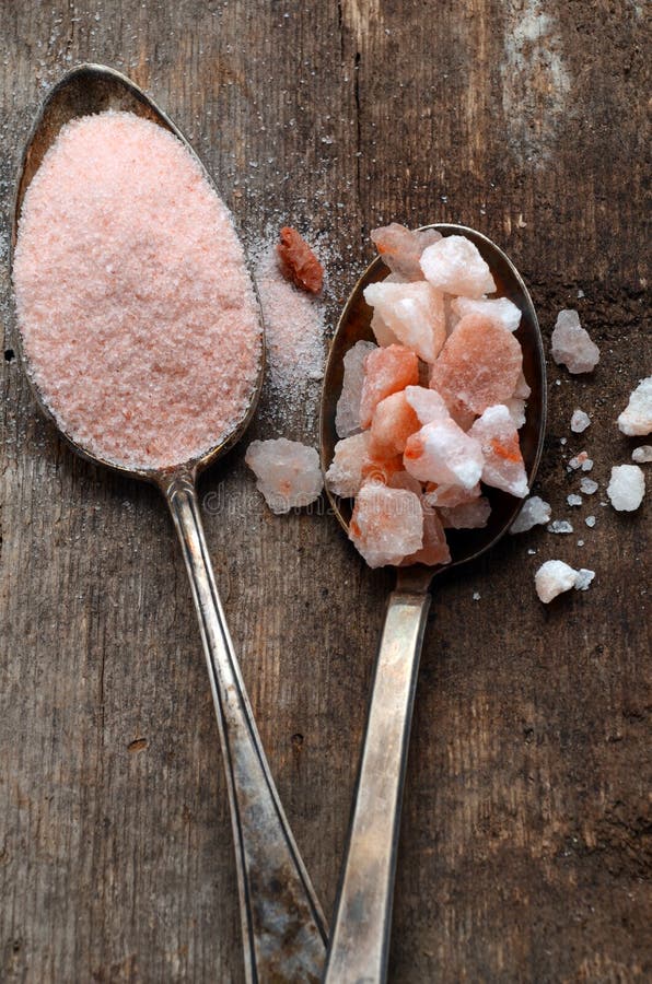 Himalayan Pink Crystal Salt Stock Image - Image of coarse, shot: 55448885