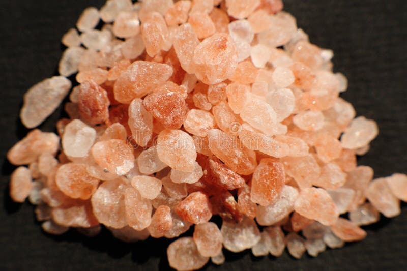 Himalayan pink salt block stock image. Image of wood - 47551599