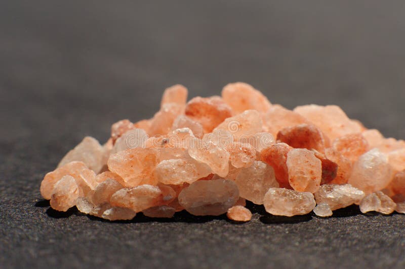 Himalayan pink salt block stock image. Image of wood - 47551599