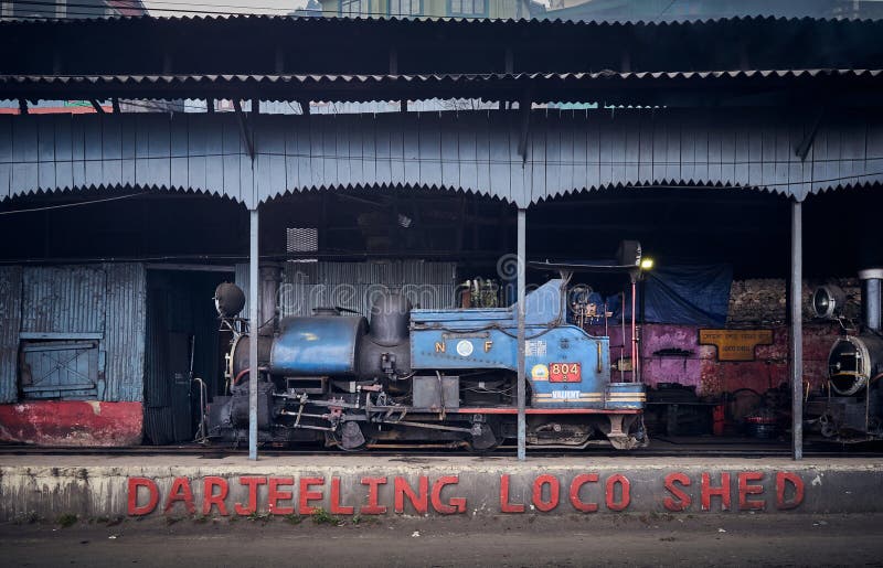 Himalayan Railway Toy Train in Darjeeling, India Editorial Stock Photo ...