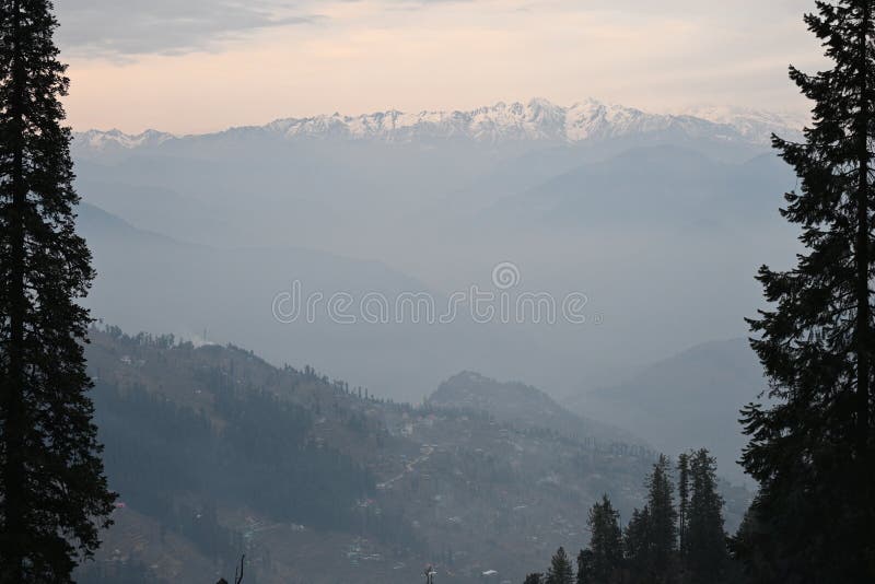 Himalayan Range stock photo. Image of view, hill, morning - 265533758