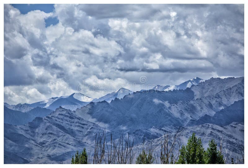 Himalayan Ranges stock image. Image of mountains, ranges - 124582075