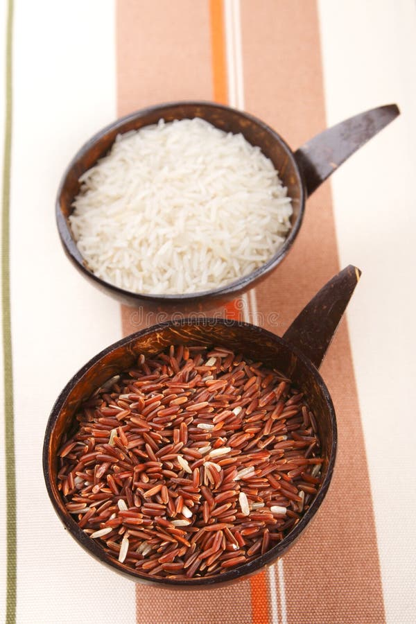 Himalayan Red Long Grain And White Rice Picture. Image: 5606143