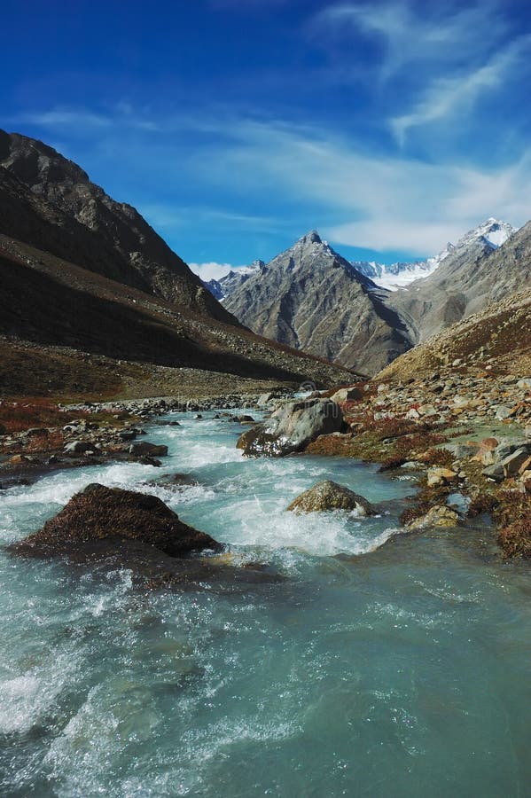 Himalayan river stock photo. Image of rocks, walker, adventure - 1532306