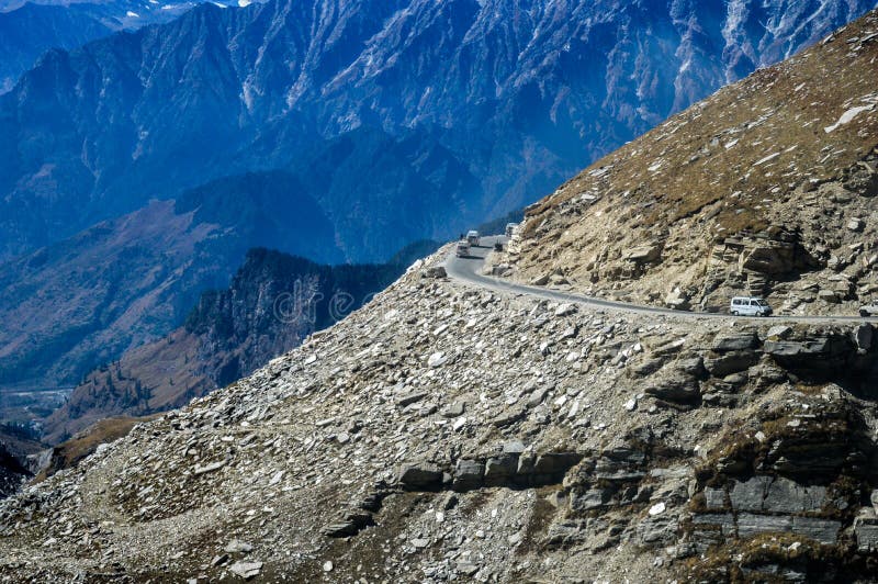 Himalayan road stock photo. Image of dangerous, himalaya - 113229500