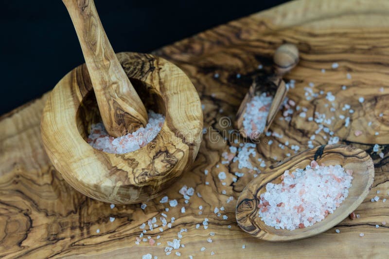 Himalayan rock salt stock image. Image of healthy, alternative - 219940627