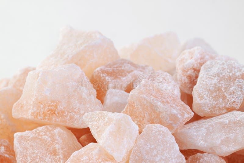 Himalayan Rose Salt for Bath and Sauna Spa Healthy Habits Macro Stock ...