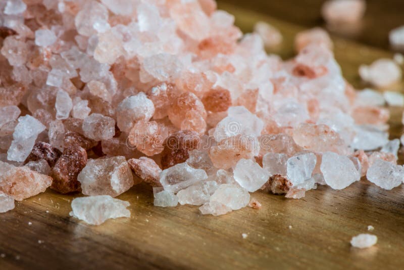 Himalayan Salt - Pink Rock Salt - Macro Stock Image - Image of rock ...