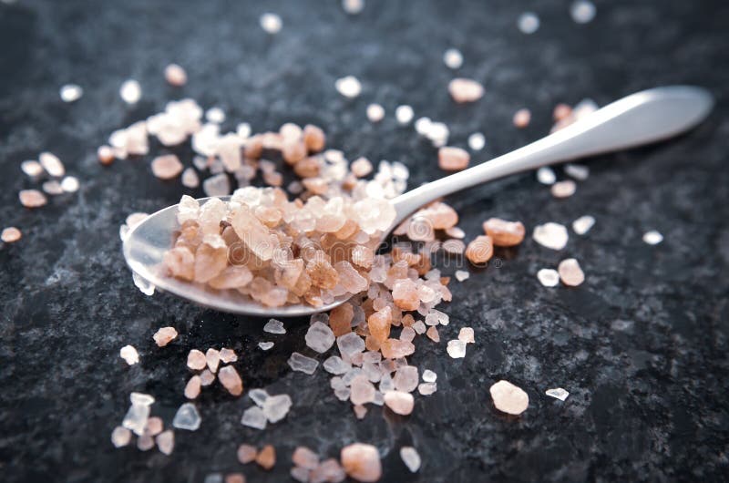 Himalayan sea salt stock photo. Image of dark, himalayan - 194240060