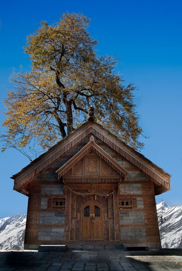 Himalayan temple stock photo. Image of mountains, trees - 13824256