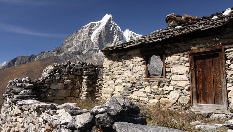 Himalayas stock photo. Image of house, himalaya, nepal - 27408414