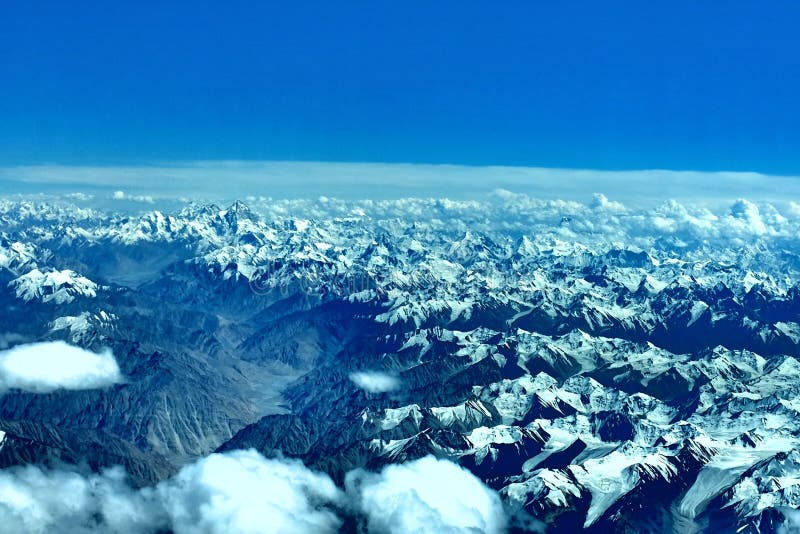 The himalayas with the k2 stock image. Image of tilted - 32922835