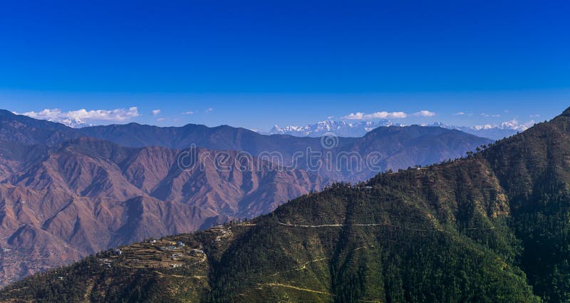 Himalayas Landscape, Mussoorie Stock Photo - Image of clouds, beautiful ...