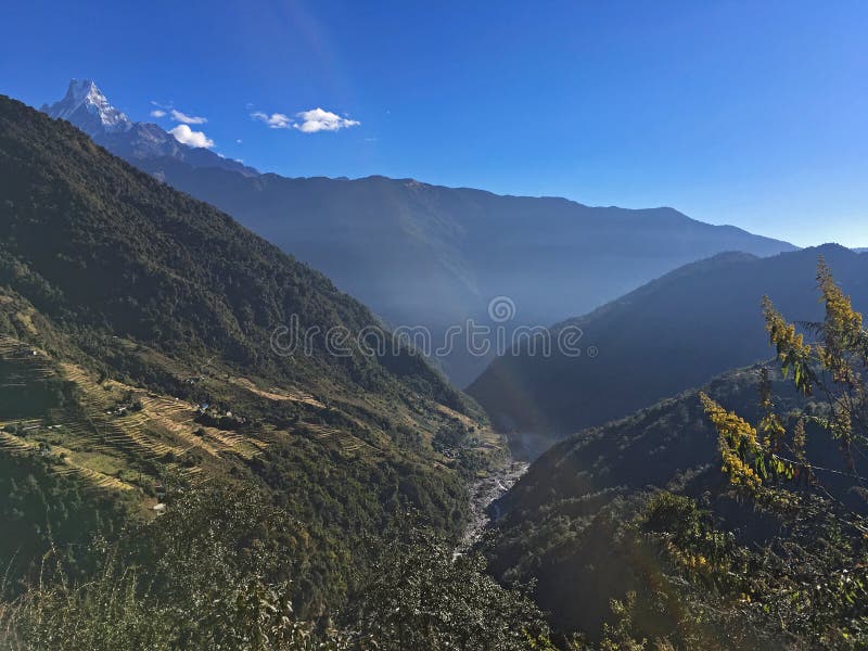 Himalayas Mountains and Clouds Stock Image - Image of stone, spring ...