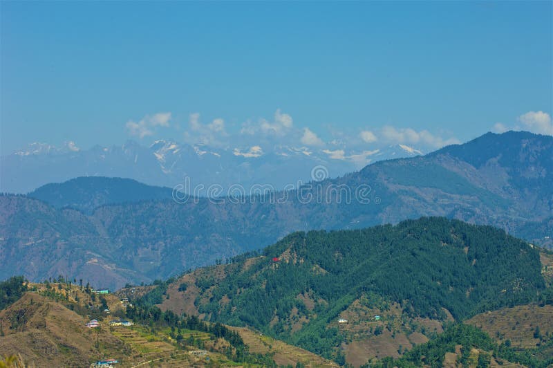 Himalayas view stock photo. Image of india, himalayas - 68955394