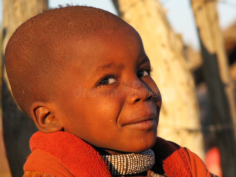 Himba Junge redaktionelles stockbild. Bild von frisur - 16829009