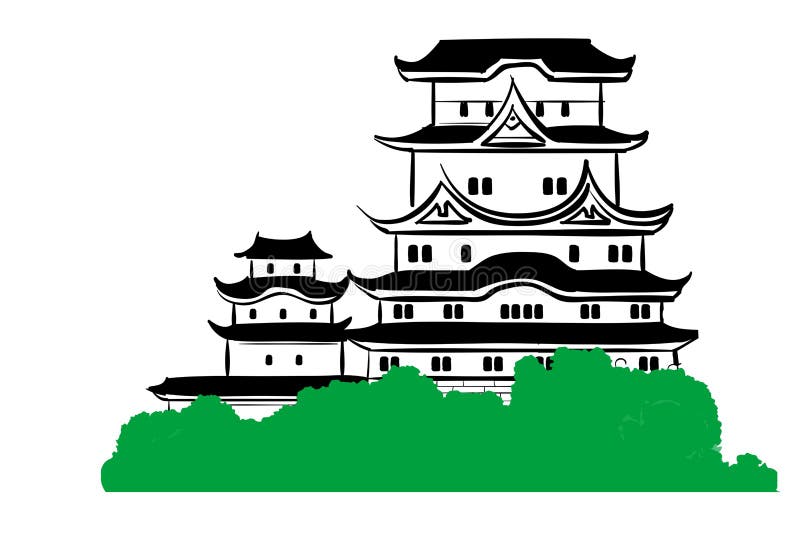 Castle Himeji Stock Illustrations – 248 Castle Himeji Stock ...